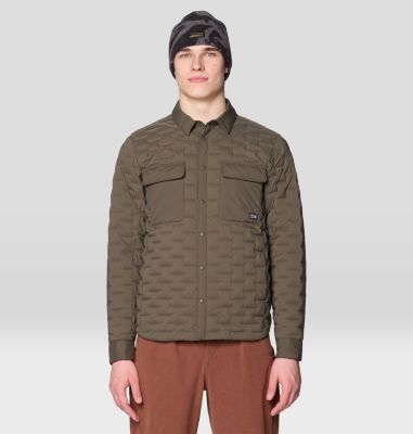 Click here for Mountain Hardwear Mens Stretchdown  Light Shacket- prices