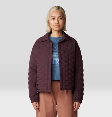 Click here for Mountain Hardwear Womens Stretchdown  Light Snap J... prices