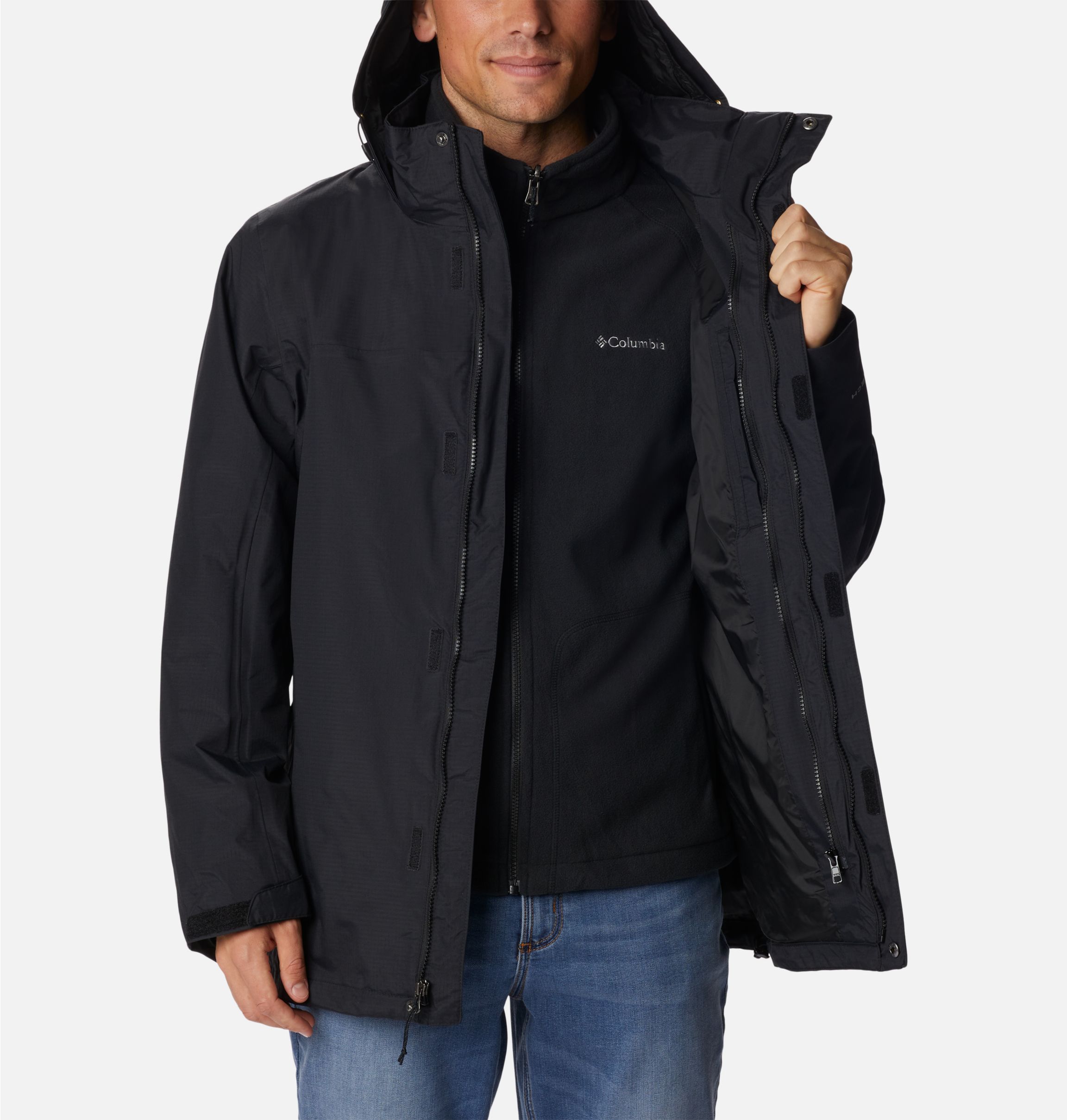 Columbia Men’s Mission Air™ 3-In-1 Interchange Jacket - 1629192
