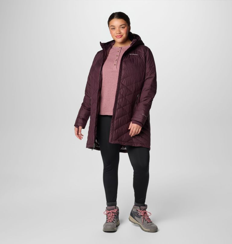 Women's Heavenly™ Long Hooded Jacket - Plus Size | Columbia Sportswear