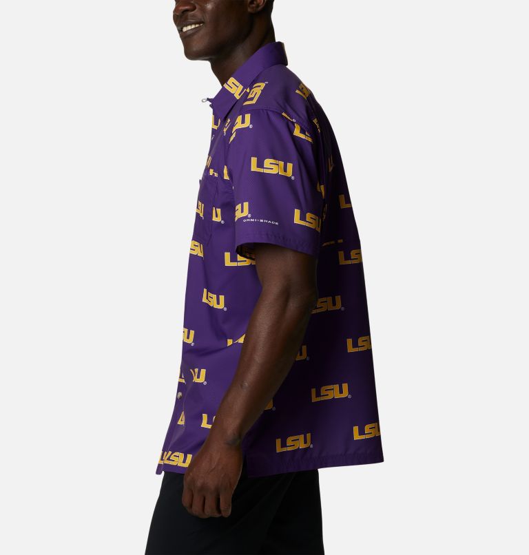 Men's Collegiate PFG Super Slack Tide Shirt - LSU | Columbia Sportswear