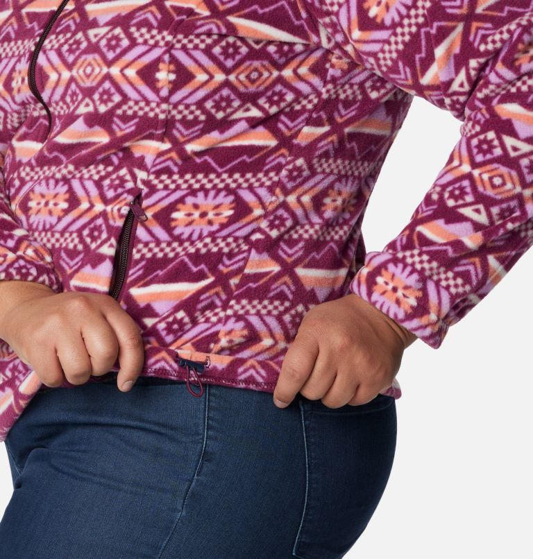Women's Benton Springs™ Printed Full Zip Fleece Jacket - Plus Size ...