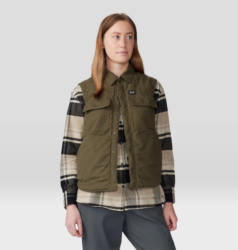 Women's Dolores™ Insulated Flannel Vest | Mountain Hardwear Women's Dolores™ Insulated Flannel Vest | Mountain Hardwear